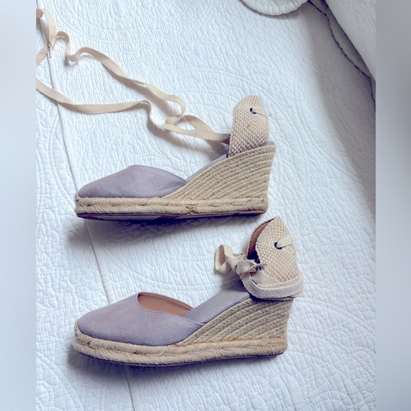 Soludos | Shoes | Soludos Espadrille Wedge Leg Lace Sandals | Poshmark